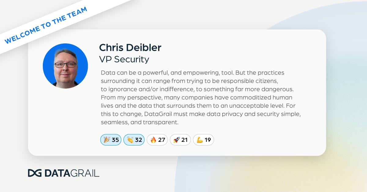 Meet Chris Deibler, DataGrail’s New VP of Security | DataGrail
