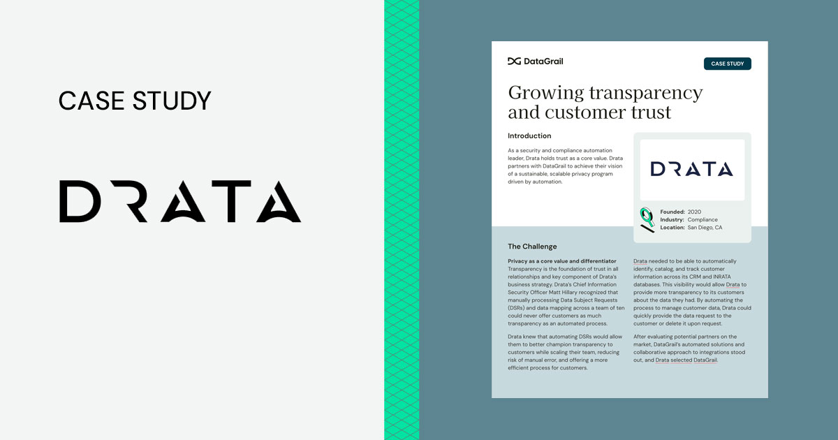 Drata | DataGrail Customer Case Study