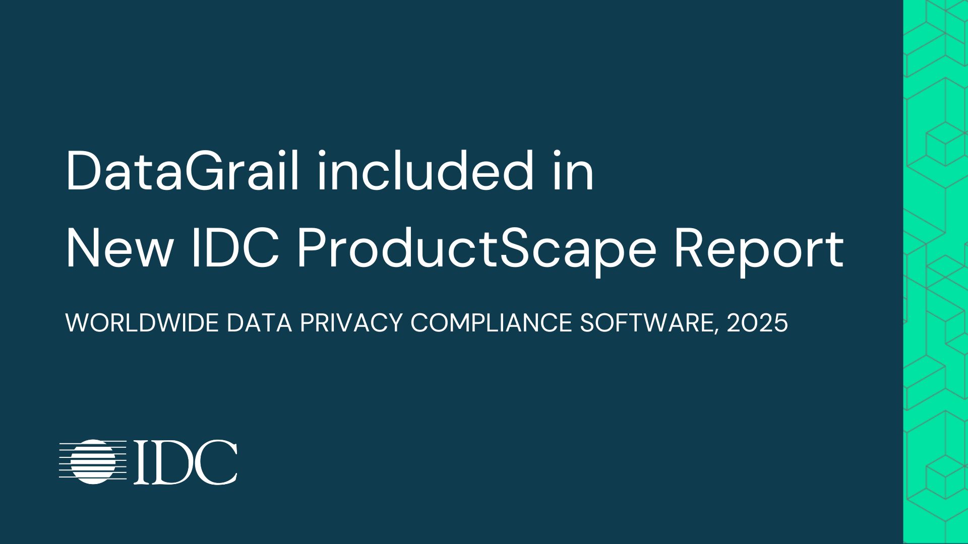 DataGrail included in IDC ProductScape: Worldwide Data Privacy ...